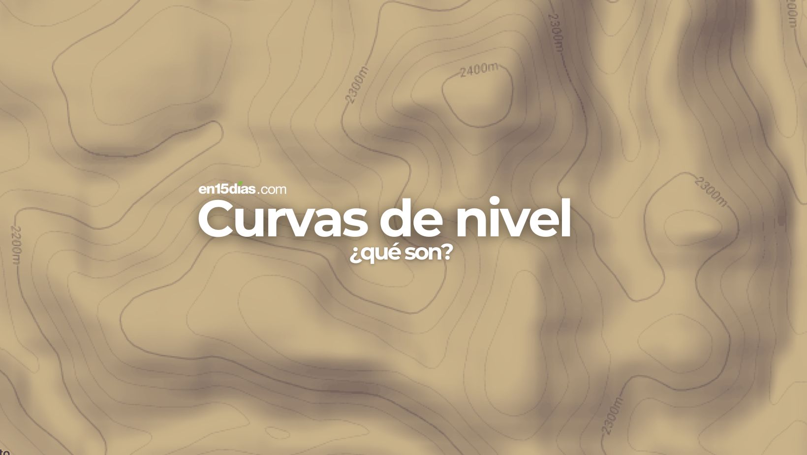 ¿Qué son las curvas de nivel? La clave para entender y proteger el territorio